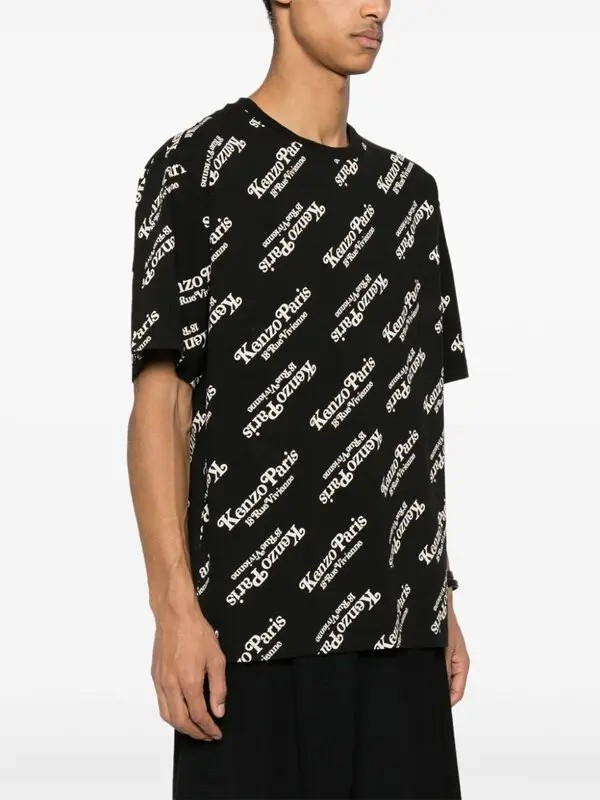 Kenzo X Verdy Logo-print T-shirt - Black