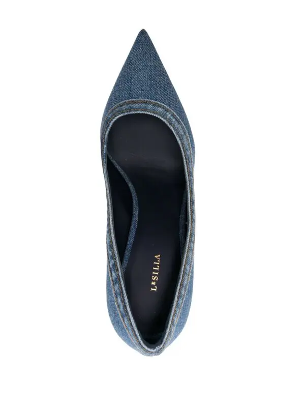 LE SILLA Eva 90mm Denim Pumps