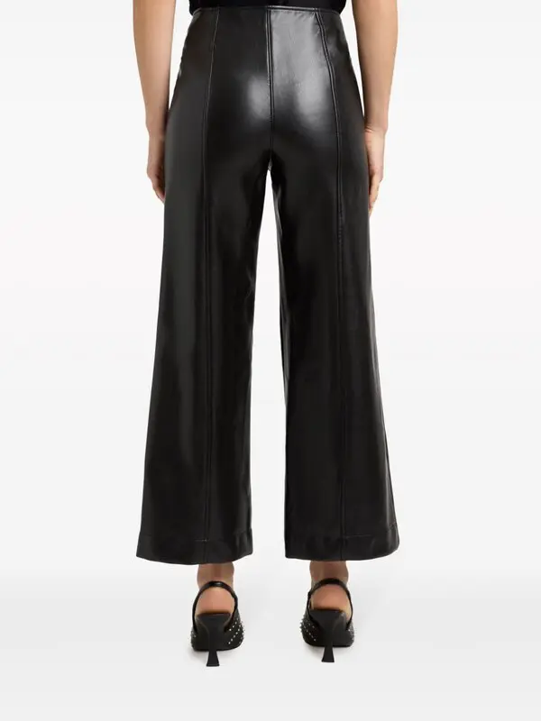 Cinq À Sept Faux-leather Bootcut Trousers