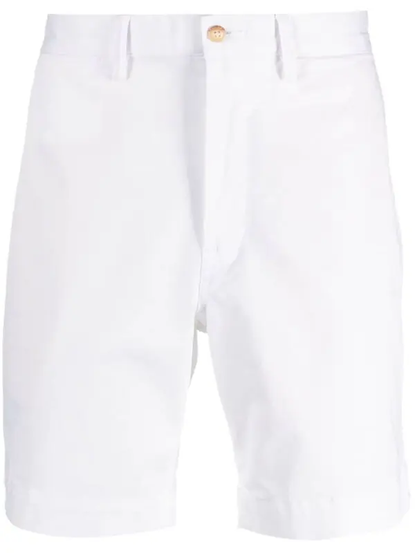 Ralph Lauren Bedford Polo Pony-embroidered Shorts - White