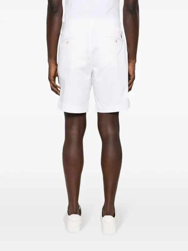 Polo Ralph Lauren Bedford Polo Pony-embroidered Shorts - White