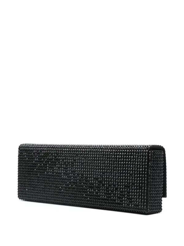 Amina Muaddi Amini Paloma Clutch Bag - Black