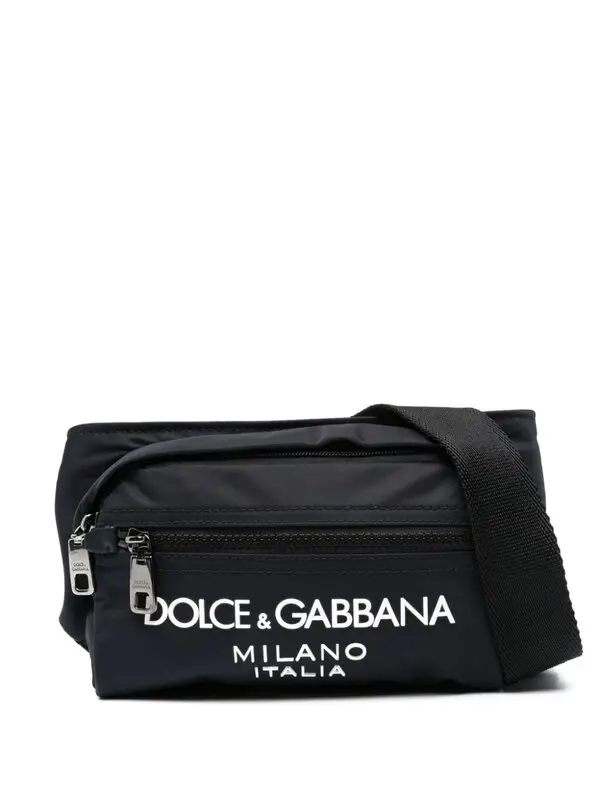 Dolce & Gabbana Raised Logo Belt Bag - Blue