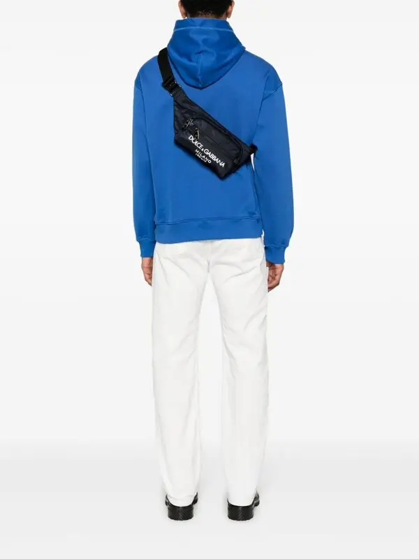 Dolce & Gabbana Raised Logo Belt Bag - Blue