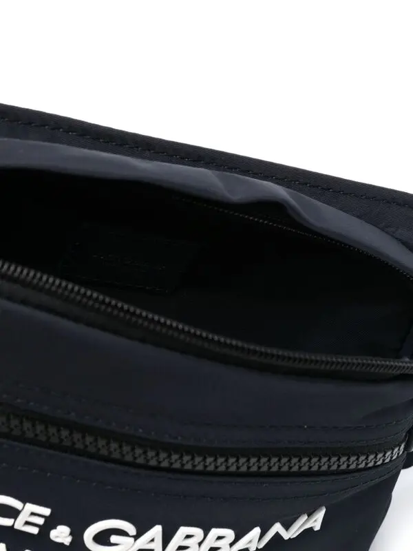 Dolce & Gabbana Raised Logo Belt Bag - Blue