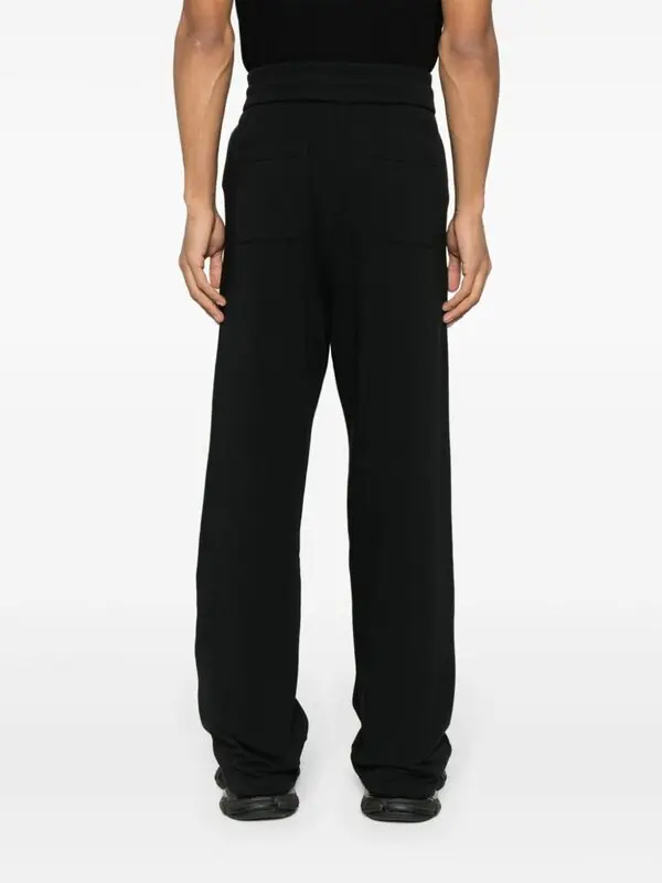 Balmain Wide-leg Cotton Track Pants