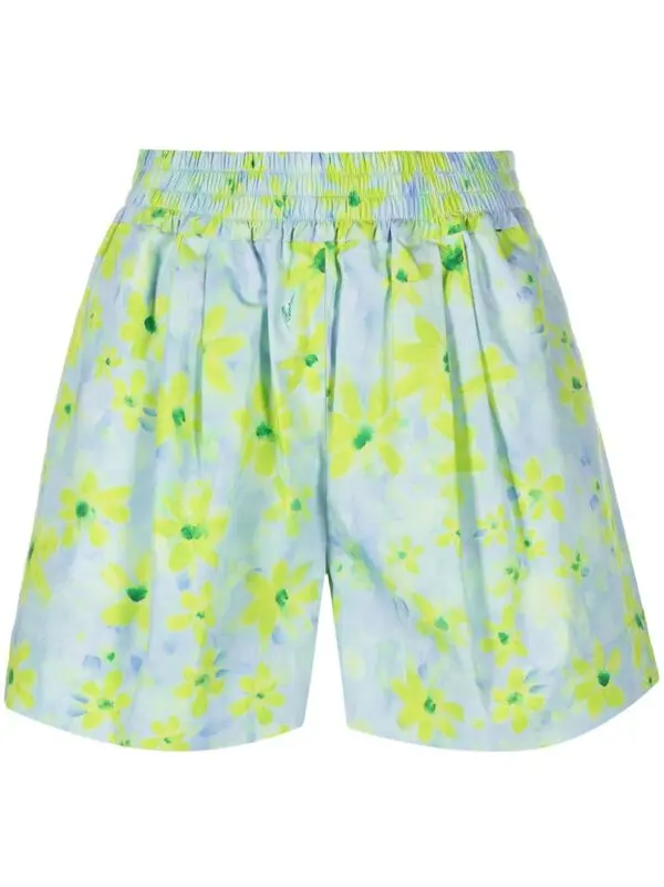 Marni Floral Cotton Shorts