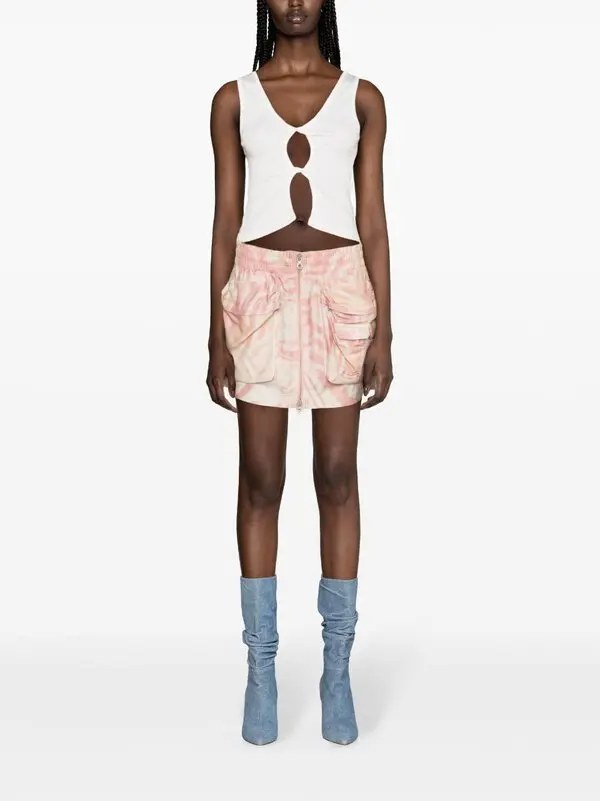 DIESEL® O-mirty Cargo Mini Skirt