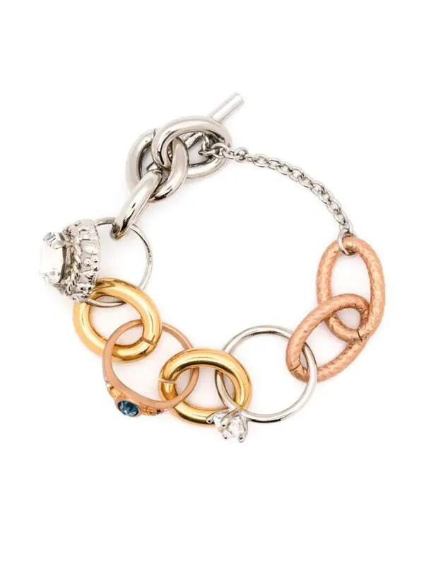 Marni Ring-embellished Bracelet - Gold