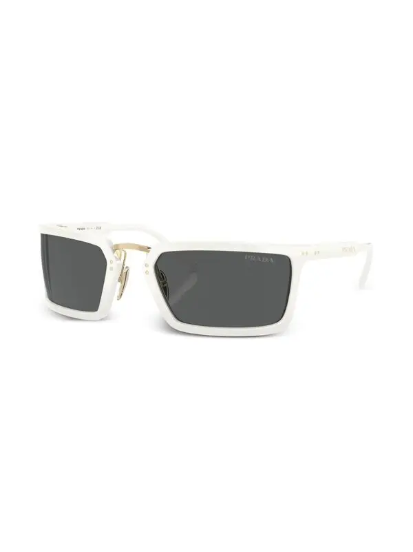 Prada Square Frame Sunglasses - White
