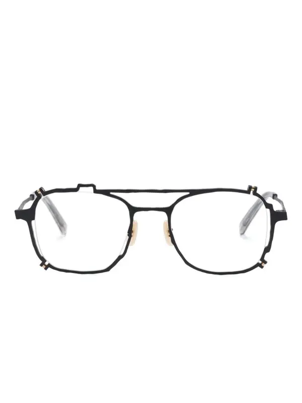 MASAHIROMARUYAMA Mm-0080 Asymmetric-frame Glasses - Black