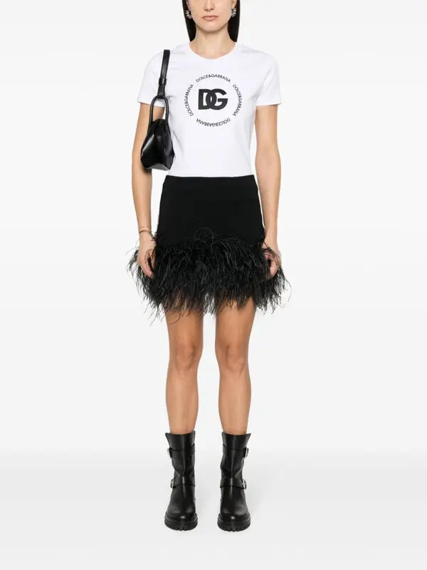 Dolce & Gabbana Dna Embroidered Logo Interlock T-shirt