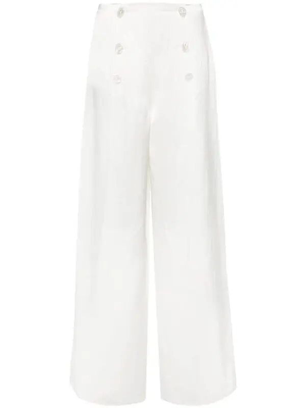 Ralph Lauren Satin Wide-leg Trousers