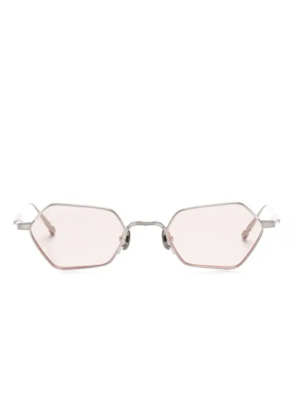 Matsuda M3138 Geometric Sunglasses - Silver