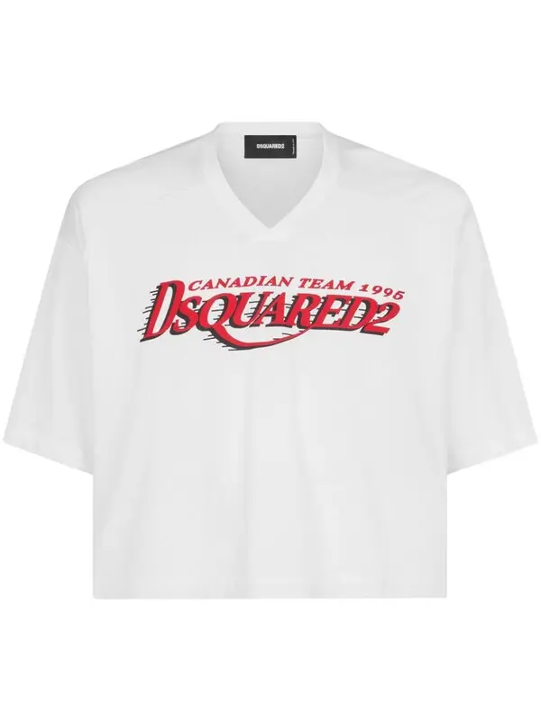 Dsquared2 Logo-print V-neck T-shirt