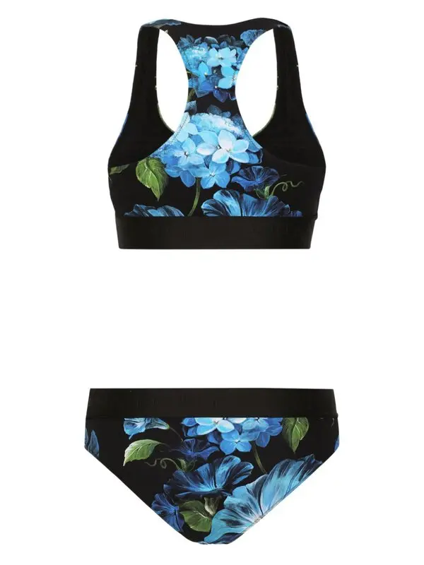 Dolce & Gabbana Bluebell Bralette Bikini Set