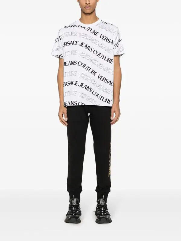 Versace Logo-print Cotton Track Pants