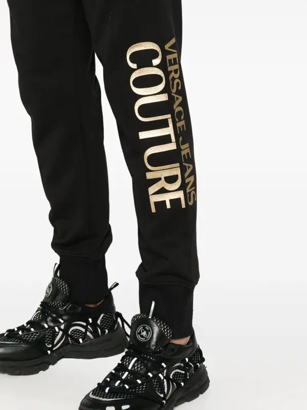 Versace Logo-print Cotton Track Pants