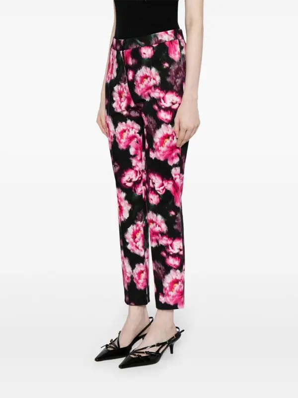 Adam Lippes Daphne Floral-print Trousers