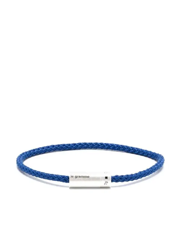 Le Gramme 7g Nato Cable Bracelet - Blue