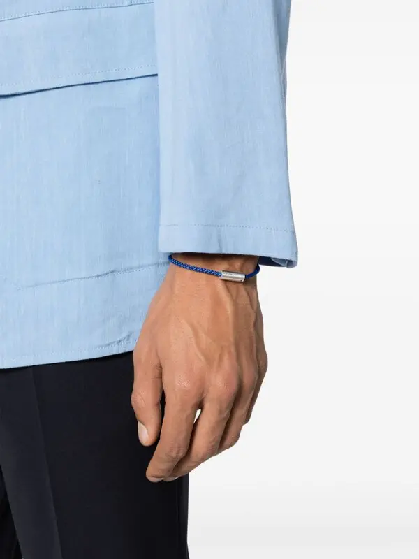 Le Gramme 7g Nato Cable Bracelet - Blue