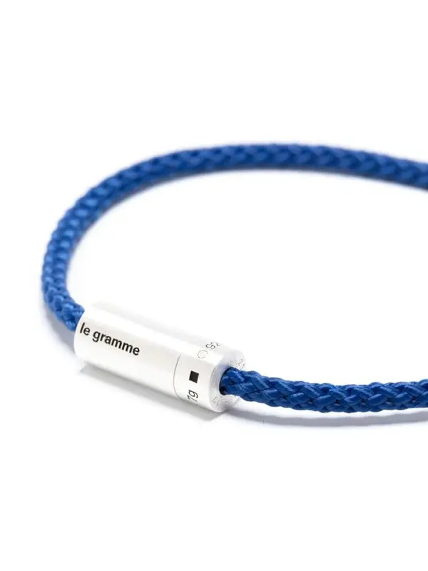Le Gramme 7g Nato Cable Bracelet - Blue