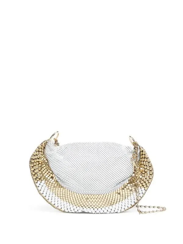 MADISON.MAISON Raquel Mesh Crossbody Bag - White