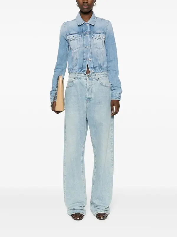 Acne Studios Cropped Denim Jacket