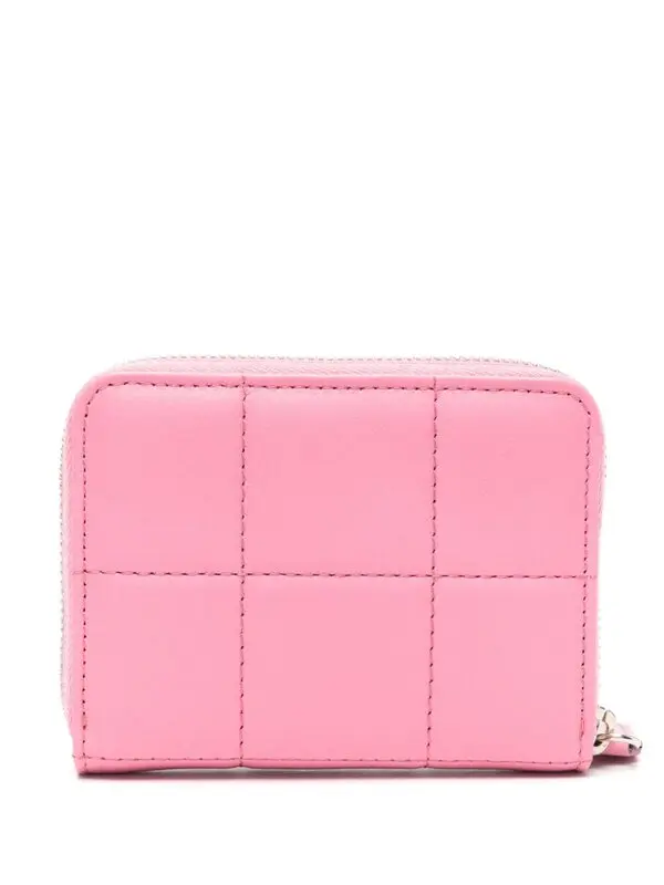 Dsquared2 Logo-plaque Quilted Wallet - Pink