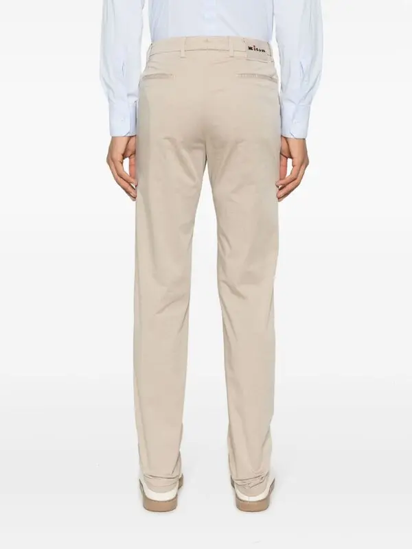 Kiton Mid-rise Chinos - Neutrals