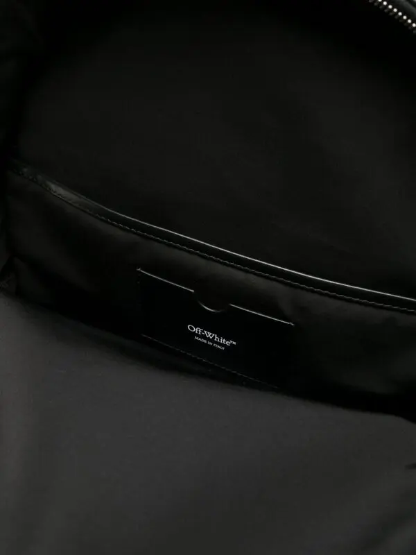 Off-White Embroidered Logo Backpack