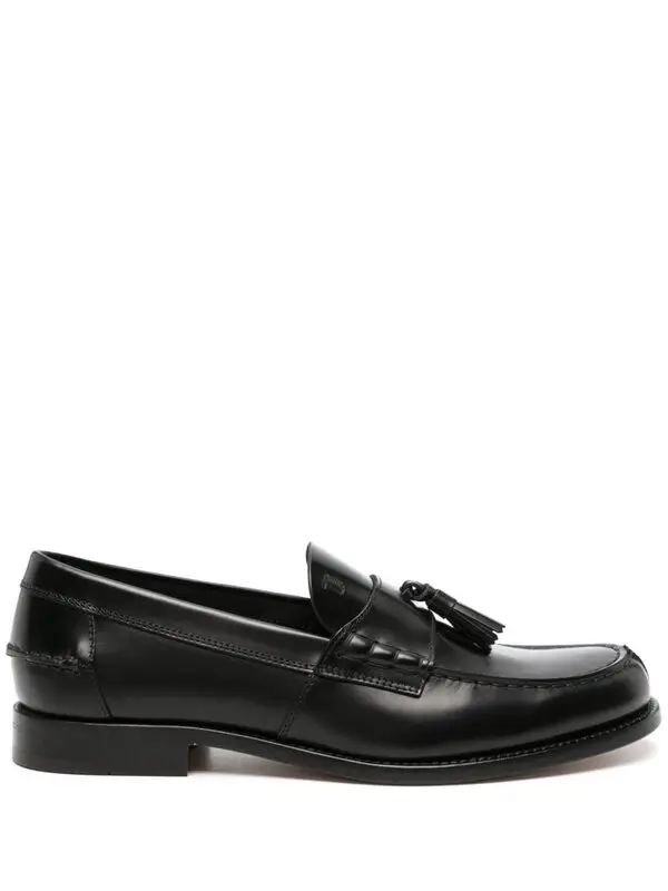 TOD'S Tassel-embellished Leather Loafers