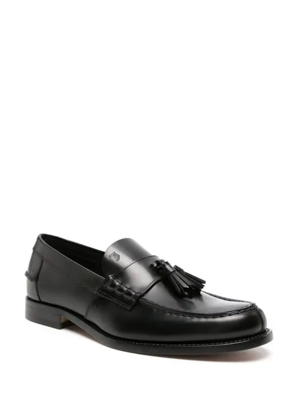 TOD'S Tassel-embellished Leather Loafers