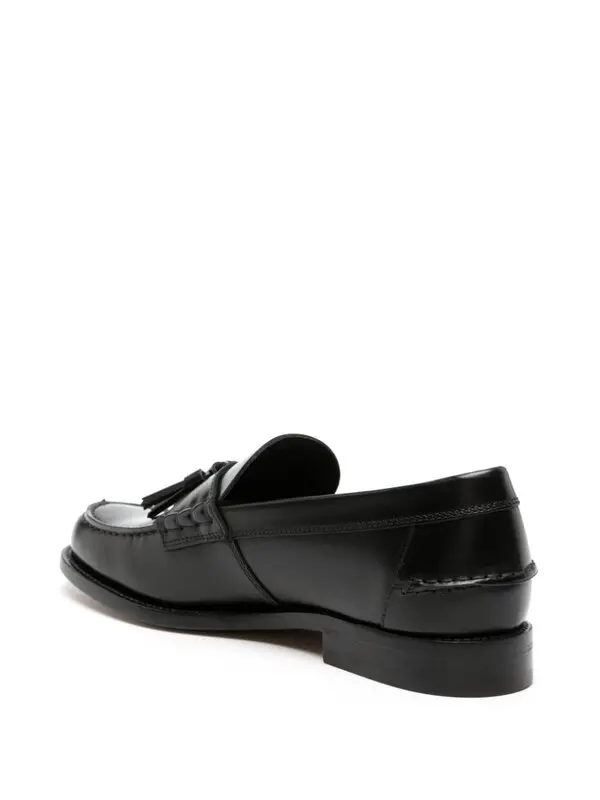 TOD'S Tassel-embellished Leather Loafers
