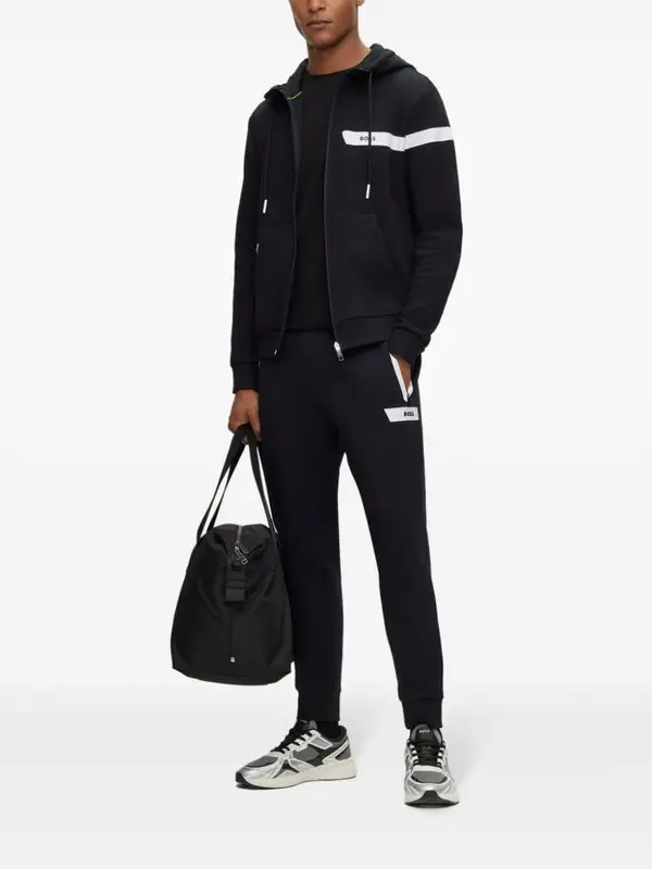 BOSS Logo Stripe-print Hoodie