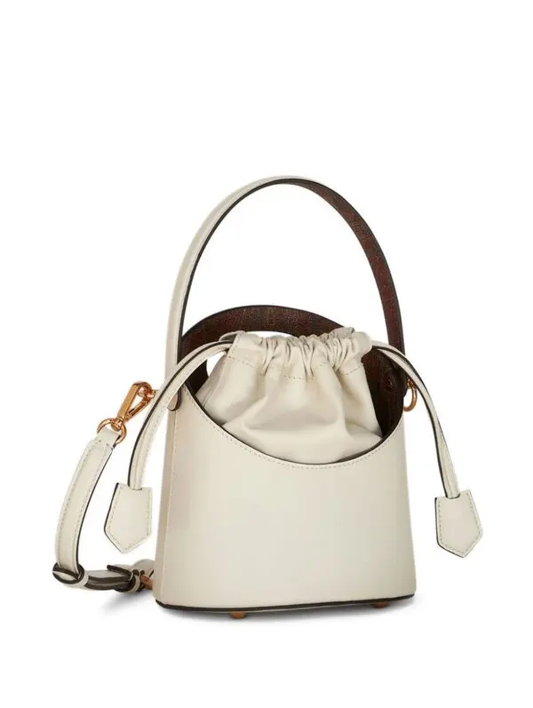 Etro Saturno Leather Mini Bucket Bag