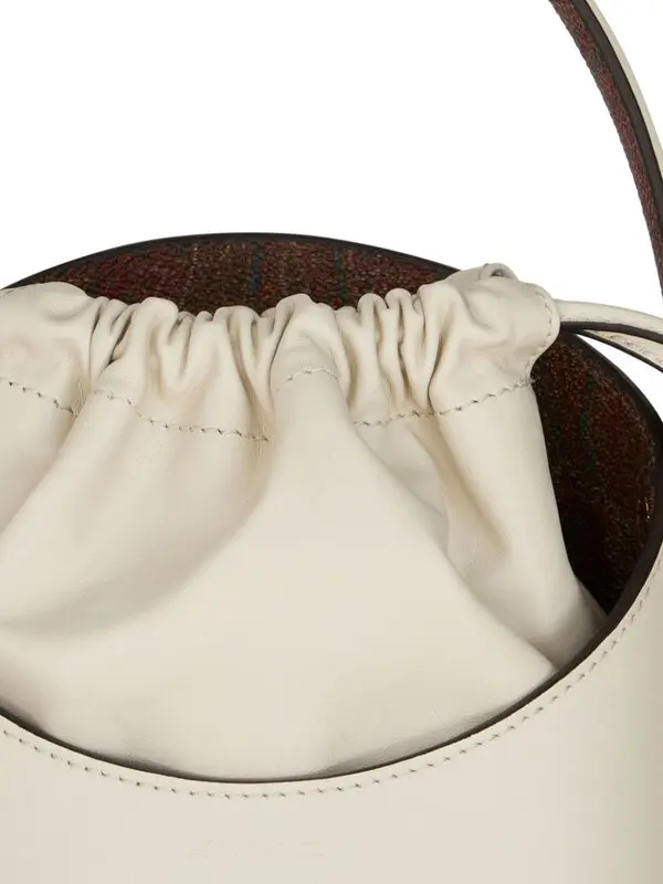Etro Saturno Leather Mini Bucket Bag