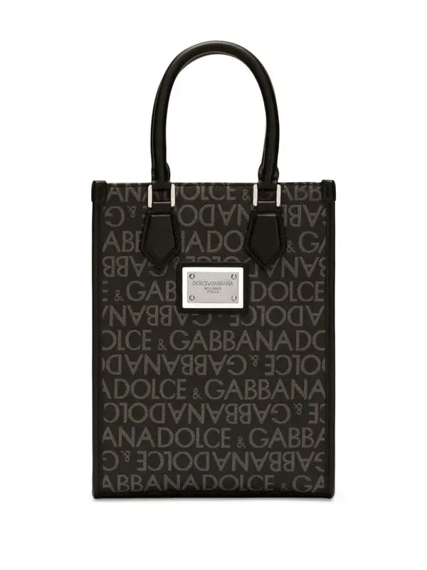 Dolce & Gabbana Logo-print Tote Bag - Black
