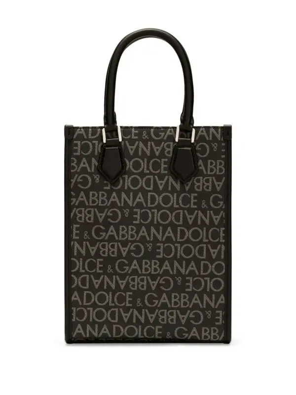 Dolce & Gabbana Logo-print Tote Bag - Black
