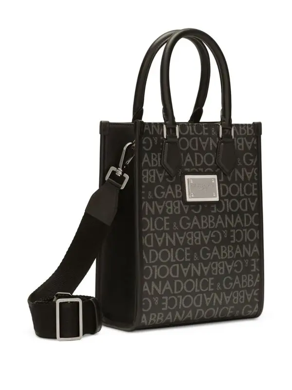 Dolce & Gabbana Logo-print Tote Bag - Black