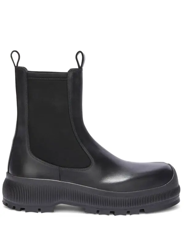 JIL SANDER Leather Chelsea Boots