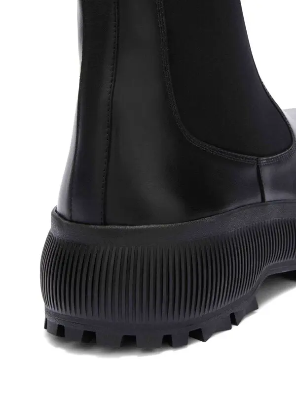 JIL SANDER Leather Chelsea Boots