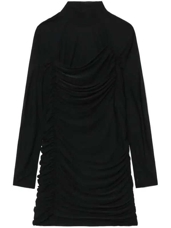 Helmut Lang Ruched Mini Dress