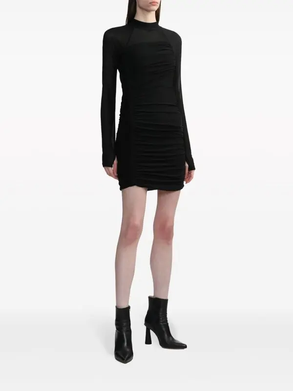 Helmut Lang Ruched Mini Dress