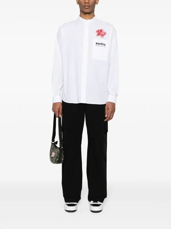 Kenzo Drawn Varsity Cotton Shirt