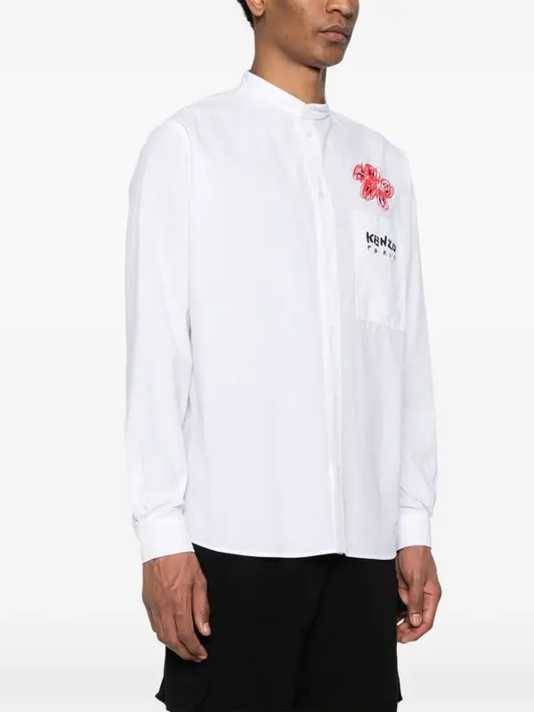 Kenzo Drawn Varsity Cotton Shirt
