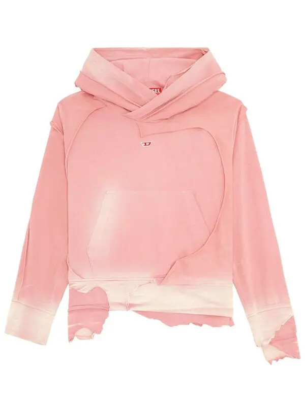 DIESEL® F-maite Distressed Cotton Hoodie