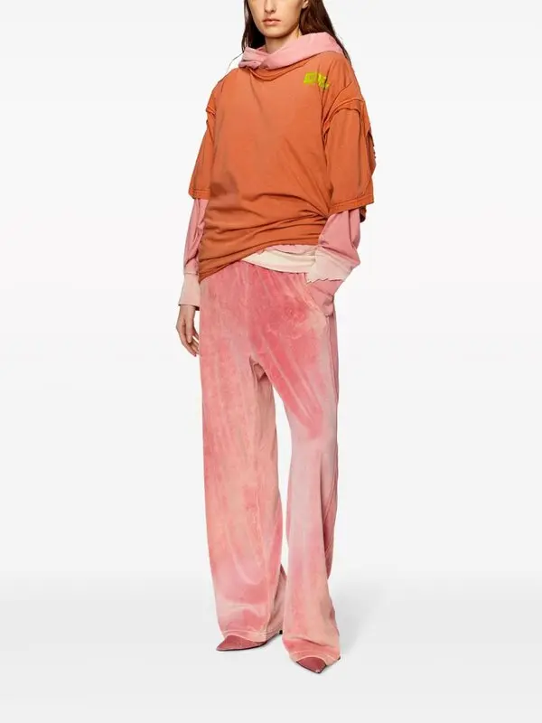 DIESEL® F-maite Distressed Cotton Hoodie