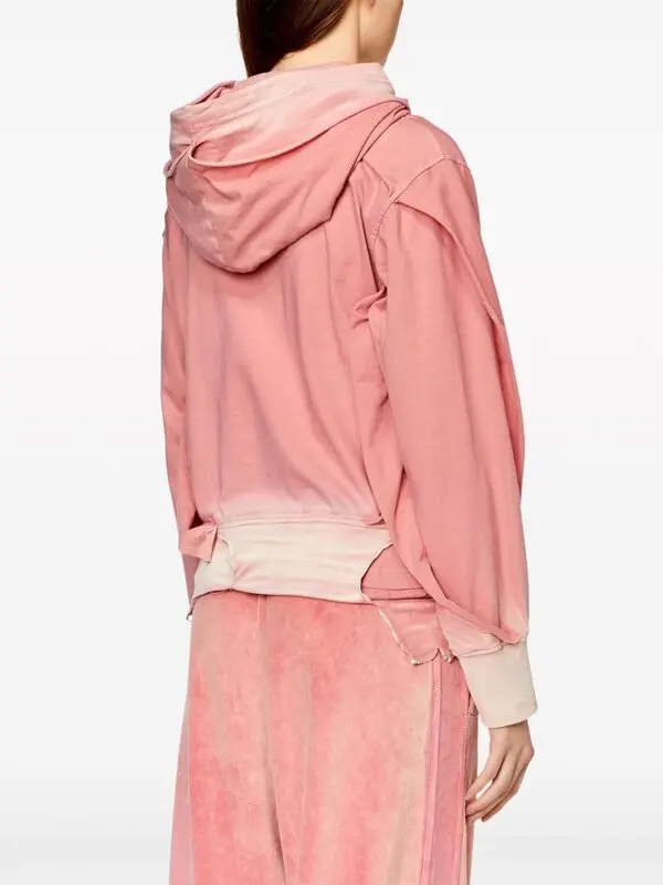 DIESEL® F-maite Distressed Cotton Hoodie