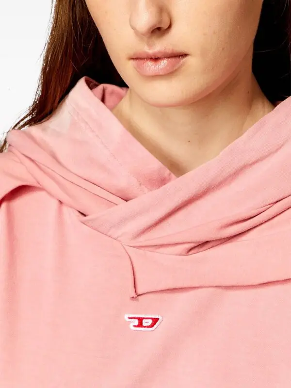 DIESEL® F-maite Distressed Cotton Hoodie